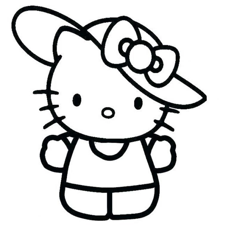 [TOP 25+] Mẫu Tranh Tô Màu Hello Kitty Cute, Dễ Thương Dành Cho Bé