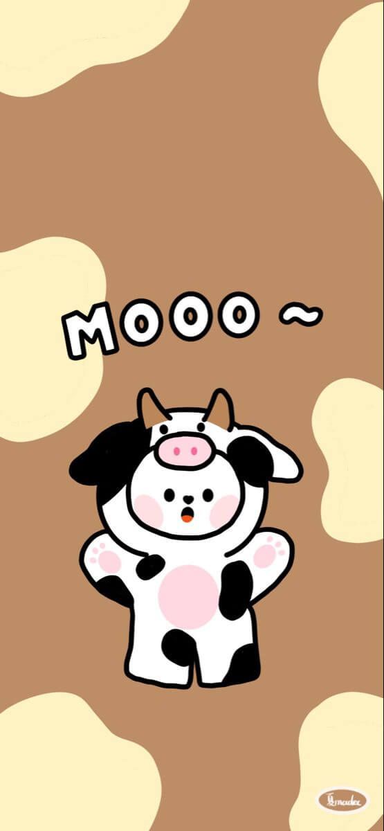 [TOP 50+] Hình Nền Bò Sữa Cute đẹp, đáng Yêu, Dễ Thương Nhất