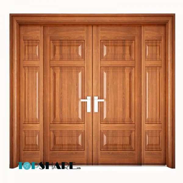 Top 20+ Mẫu Cửa Gỗ 4 Cánh Mặt Tiền Đẹp Chất Nhất 2026